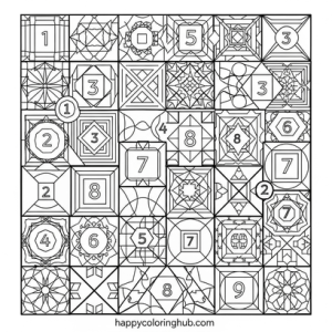 Coloring games for adults by number – Happy Coloring Hub – Free ...