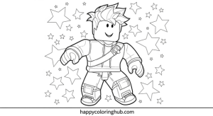Coloring pages for kids really hard roblox – Happy Coloring Hub – Free ...