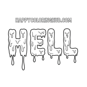 Free curse word coloring pages – Happy Coloring Hub – Free Printable ...