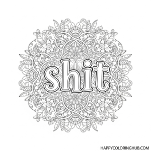 Profanity coloring pages – Happy Coloring Hub – Free Printable Coloring ...