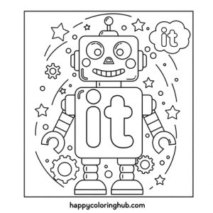 Sight words coloring pages pdf – Happy Coloring Hub – Free Printable ...