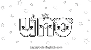Spanish numbers coloring pages – Happy Coloring Hub – Free Printable ...