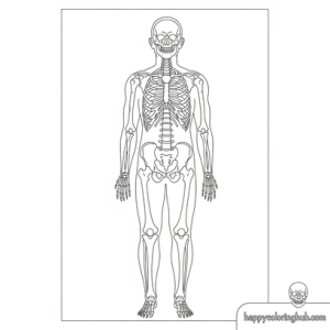 X-ray color page – Happy Coloring Hub – Free Printable Coloring Pages ...