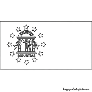 50 state flag coloring pages – Happy Coloring Hub – Free Printable ...