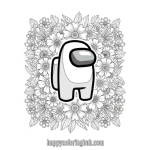Among us coloring pages printable – Happy Coloring Hub – Free Printable ...