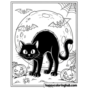 Best halloween coloring books for adults – Happy Coloring Hub – Free ...