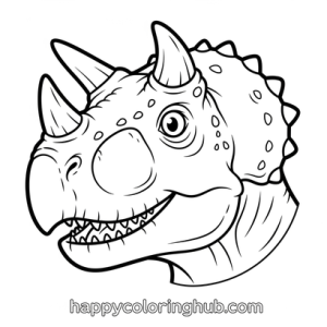 Carnotaurus coloring page – Happy Coloring Hub – Free Printable ...