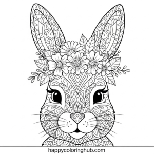 Easter coloring pages zentangle – Happy Coloring Hub – Free Printable ...