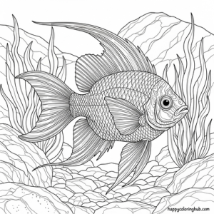 Fish colouring images – Happy Coloring Hub – Free Printable Coloring ...