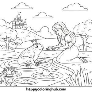 Grimm fairy tales coloring pages – Happy Coloring Hub – Free Printable ...