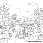 Halloween coloring pages for 2nd grade – Happy Coloring Hub – Free ...