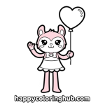 Kissy missy coloring pages – Happy Coloring Hub – Free Printable ...