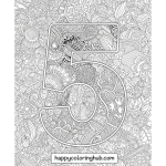 Numbers 1-100 coloring pages – Happy Coloring Hub – Free Printable ...